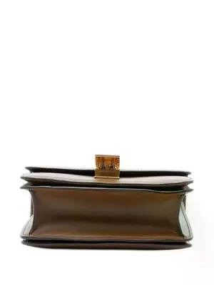 Celine 2018 Small Calfskin Classic Box Crossbody Bag - Brown