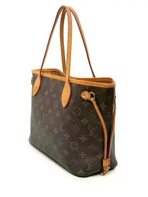 LOUIS VUITTON 2007 Monogram Neverfull Pm Tote Bag - Brown
