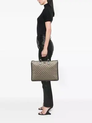 Gucci Gg Supreme Satchel - Neutrals