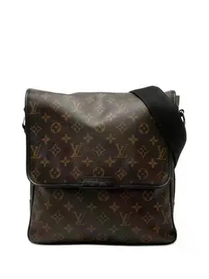 LOUIS VUITTON 2009 Monogram Macassar Bass Mm Crossbody Bag - Brown
