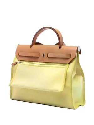 Hermès 2013 Toile Herbag Zip 31 Satchel - Brown
