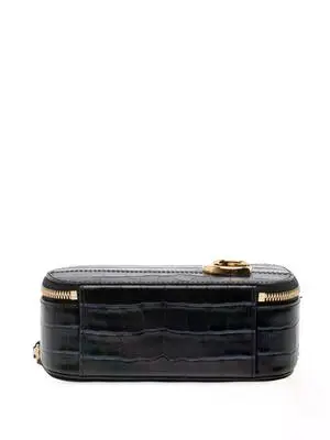 Chloé Mini Croc Embossed Leather Vanity Bag