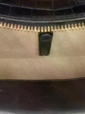 Chloé Mini Croc Embossed Leather Vanity Bag
