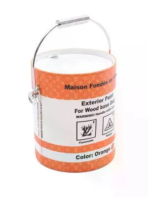 LOUIS VUITTON 2021-2026 Monogram Paint Can Satchel - Orange
