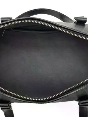 LOUIS VUITTON 2005 Epi Soufflot Handbag - Black