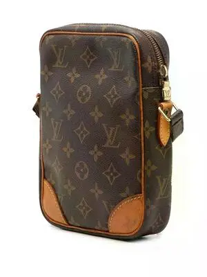 LOUIS VUITTON 2003 Monogram Danube Crossbody Bag - Brown
