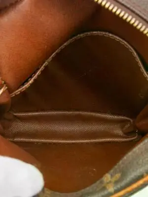LOUIS VUITTON 2003 Monogram Danube Crossbody Bag - Brown