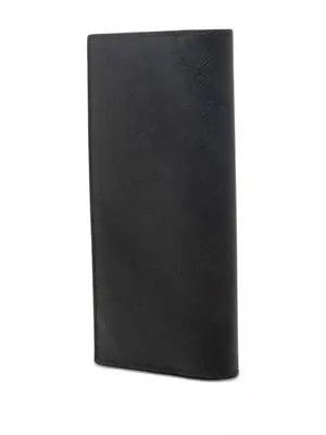 Prada 2010-2026 Saffiano Bifold Wallet Long Wallets - Black