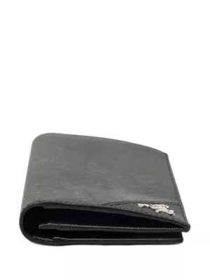 Prada 2010-2026 Saffiano Bifold Wallet Long Wallets - Black