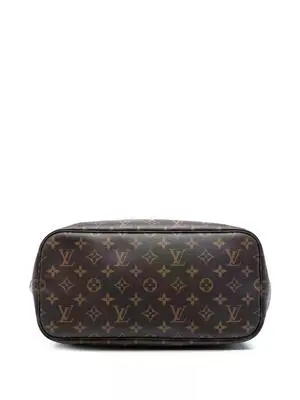 LOUIS VUITTON 2012 Monogram V Neverfull Mm Tote Bag - Brown
