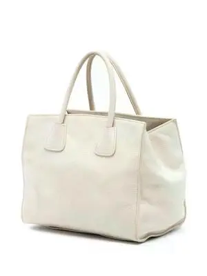 Prada Vittelo Daino Front Pocket Open Convertible Tote Satchel