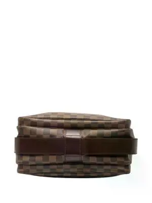 LOUIS VUITTON 2006 Damier Ebene Naviglio Crossbody Bag - Brown