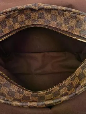 LOUIS VUITTON 2006 Damier Ebene Naviglio Crossbody Bag - Brown