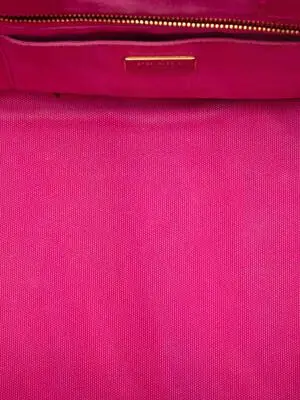 Prada Canvas Canapa Logo Satchel - Pink