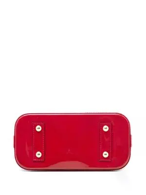 LOUIS VUITTON Monogram Vernis Alma Bb Satchel