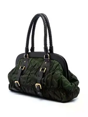 Prada 2013-2026 Tessuto Gaufre Frame Handbag
