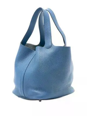 Hermès 2016 Clemence Picotin Lock 22 Handbag - Blue