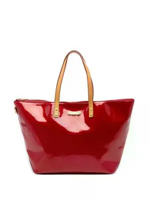 LOUIS VUITTON 2000-2020 Monogram Vernis Bellevue Gm Tote Bag - Red