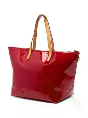 LOUIS VUITTON 2000-2020 Monogram Vernis Bellevue Gm Tote Bag - Red