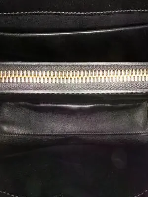 Celine 2019 Small Leather 16 Satchel - Black