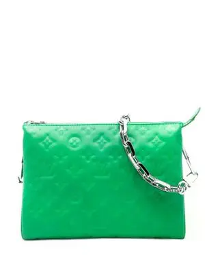 LOUIS VUITTON 2021 Monogram Embossed Coussin Pm - Green