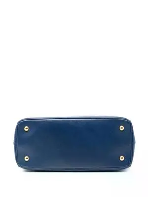 Prada Saffiano Lux Galleria Satchel - Blue