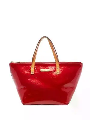 LOUIS VUITTON 2007 Monogram Vernis Bellevue Pm Handbag - Red