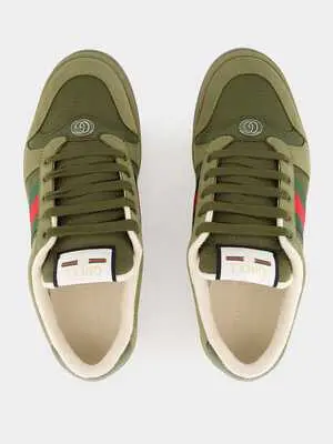 Gucci Gg Screener Sneakers - Green