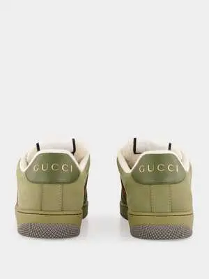 Gucci Gg Screener Sneakers - Green