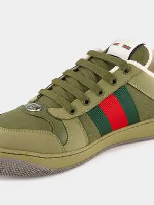 Gucci Gg Screener Sneakers - Green
