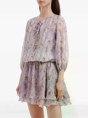 B+AB Floral-print Mini Dress