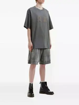 MUSIUM DIV. Distressed Appliqué T-shirt