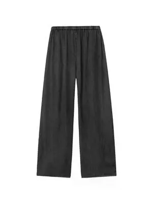 B+AB Drawstring-waist Wide-leg Jeans - Black