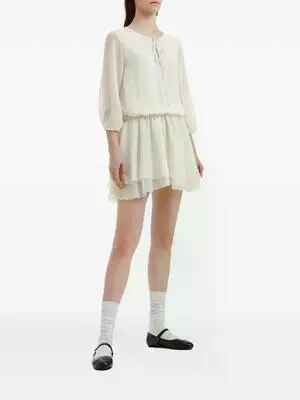 B+AB Tie-fastening Mini Dress