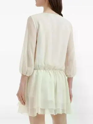 B+AB Tie-fastening Mini Dress