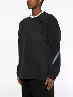 Adidas Reflective-detail Performance Sweatshirt - Black