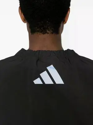 Adidas Reflective-detail Performance Sweatshirt - Black