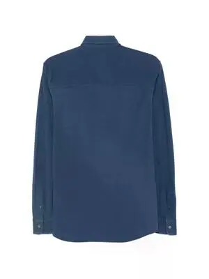 Fedeli Long-sleeve Jersey Shirt - Blue