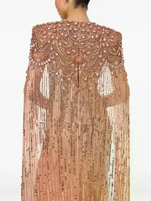 Jenny Packham Lotus Lady Bead-embellished Gown