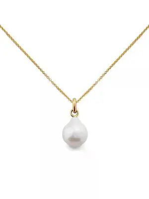 Monica Vinader Baroque Pearl Pendant - Gold