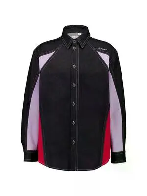 Off-White Colour-block Denim Shirt