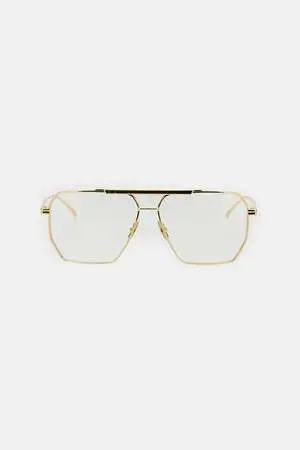 Bottega Veneta Aviator Sunglasses - Gold