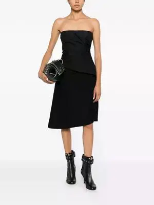 Alexander McQueen Pinstripe Asymmetric Top