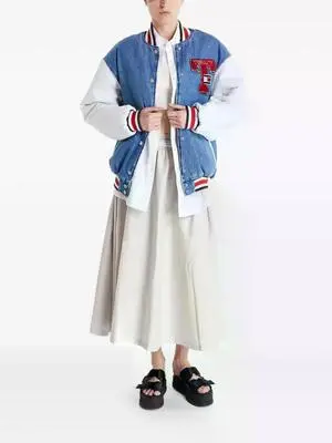 Tommy Hilfiger Letterman Logo-patch Denim Varsity Jacket
