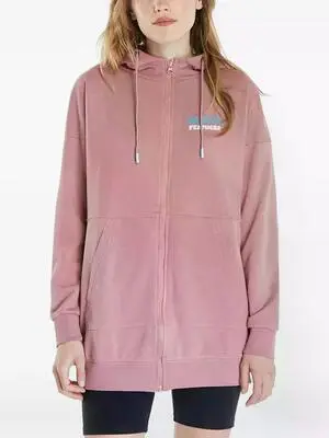 HORSEFEATHERS Logo-print Zip-up Hoodie