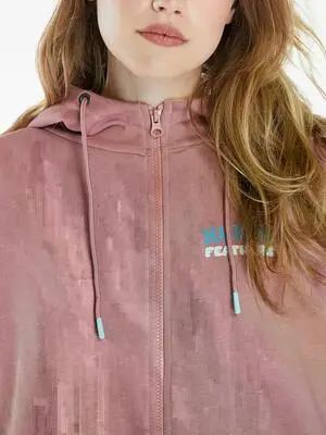 HORSEFEATHERS Logo-print Zip-up Hoodie
