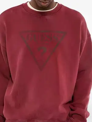 Guess Logo-print Sweatshirt - Red
