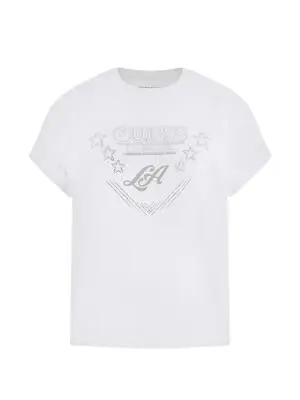 Guess Embellished Logo T-shirt - White