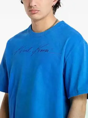 KARL KANI Logo-embroidered T-shirt