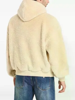 KARL KANI Embroidered Fleece-texture Hoodie